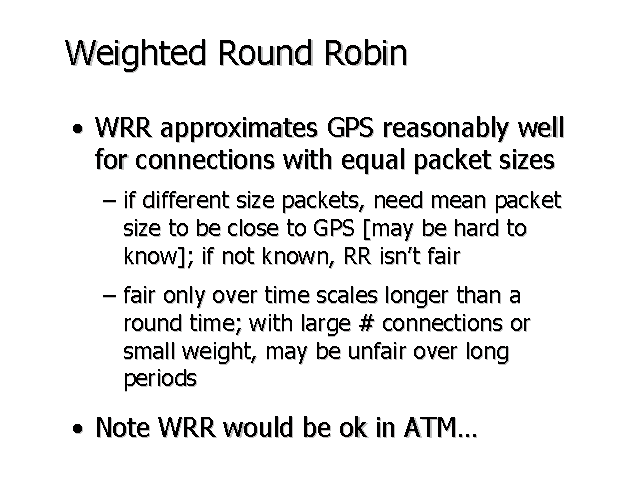 Weighted Round Robin